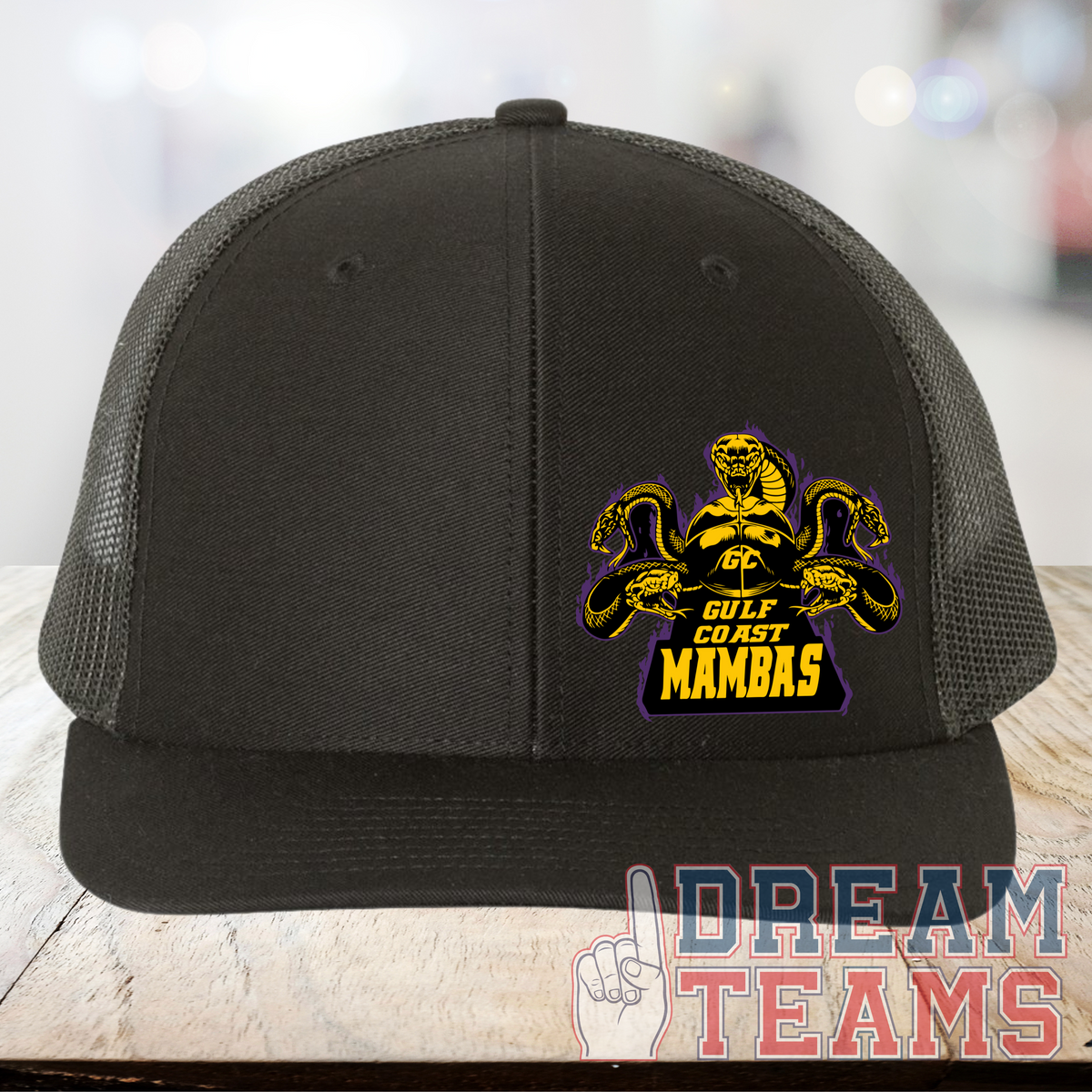 Gulf Coast Mambas - Logo - Trucker Snapback* – Dream Teams