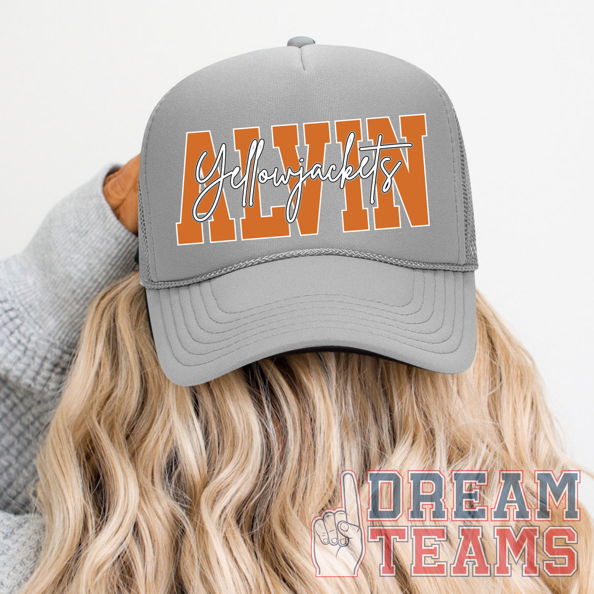 Alvin Yellowjackets - Bold - Foam Trucker Cap – Dream Teams