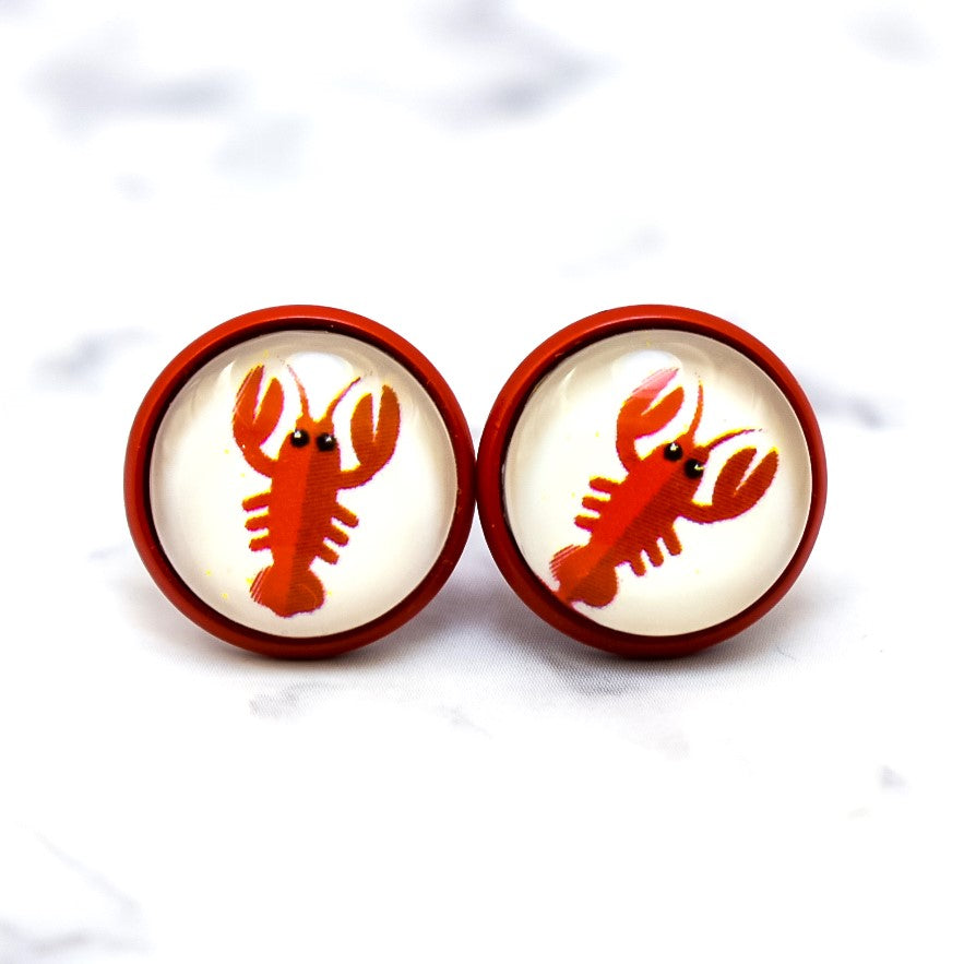 Crawfish Photo Stud Earrings – Dream Teams